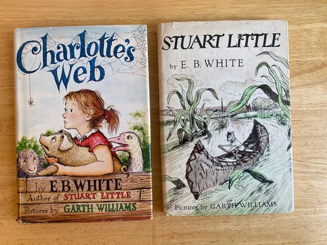 STUART LITTLE & Charlotte's Web ~ EB White 1945 and 1952, Early Book ...