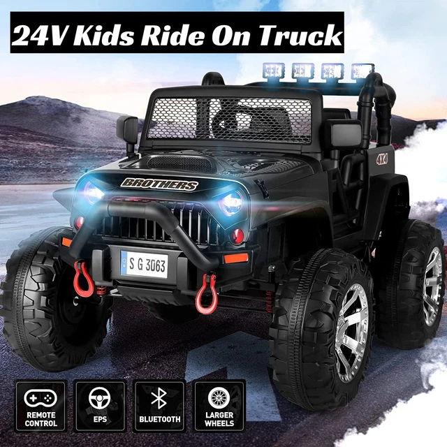 LARGE RIDE ON Truck 24V Kids Electric Car with Parental Remote Control ...
