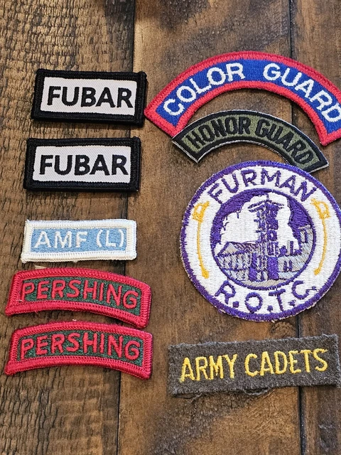 1960S 70S US Army Infantry Artillery ROTC Patch Tab Lot x10 L@@K!!! $18 ...