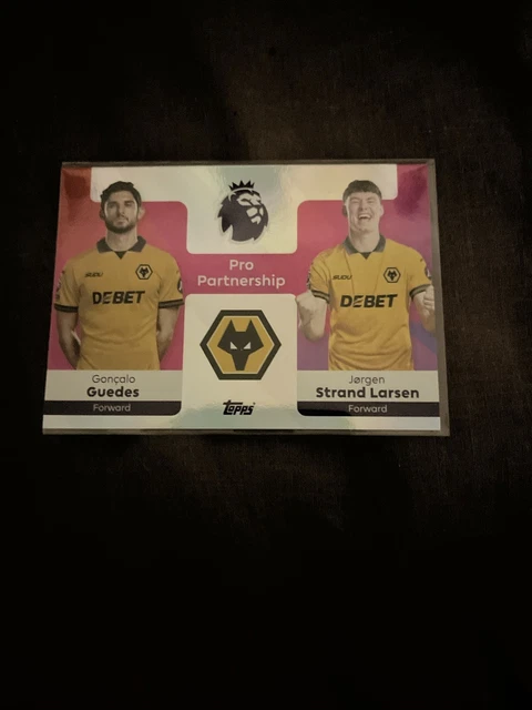 TOPPS PREMIER LEAGUE 2025/2026 Wolves Pro Partnership Trading Cards £1. ...