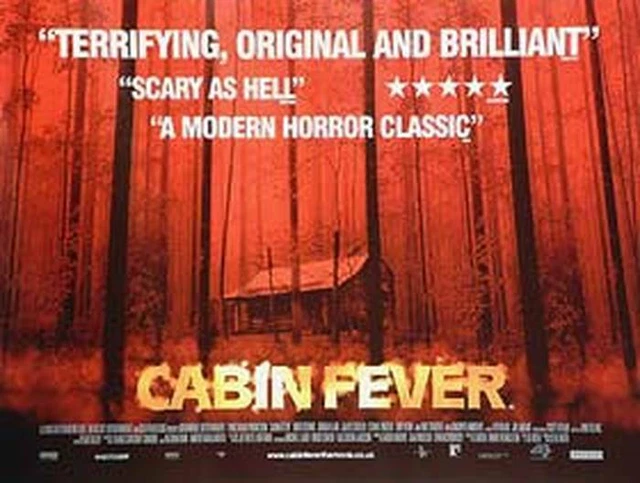 CABINE FEVER (DOUBLE Face) Original Film Affiche EUR 25,21 - PicClick FR