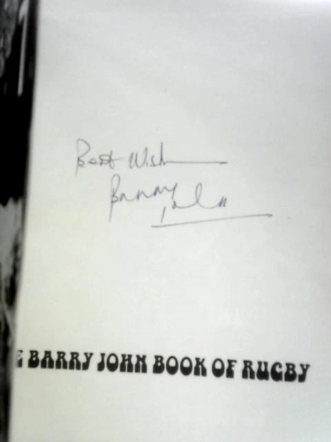 LE LIVRE DU rugby de Barry John (Barry John - 1972) (ID:68817) EUR 48 ...