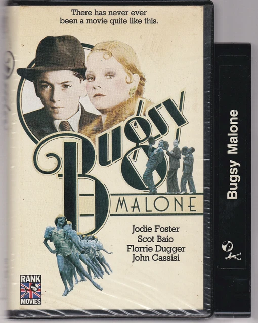 RARE VHS VIDEO Tape BUGSY MALONE Big Box Clam Shell Jodie Foster $15.00 - PicClick AU