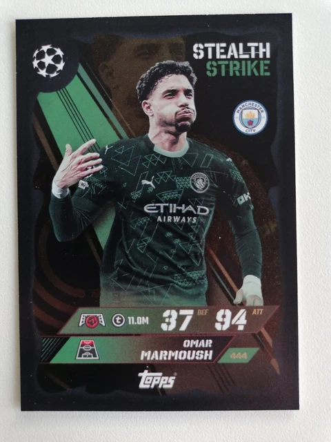 TOPPS MATCH ATTAX Champions League 2025-26 Nr. 444 Omar Marmoush ...