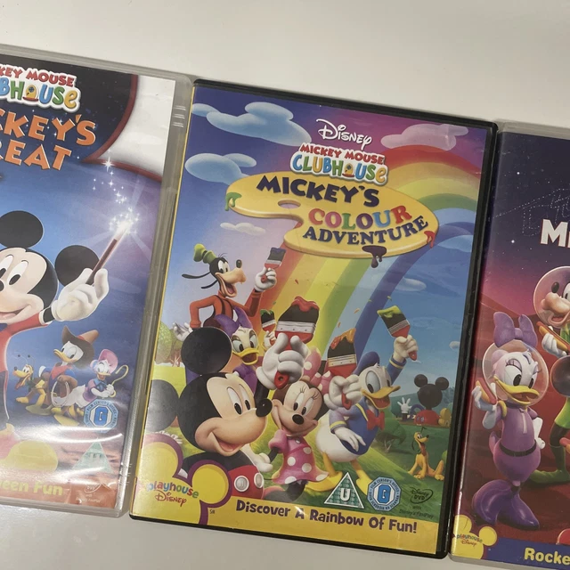 DISNEY PLAYHOUSE DVD Lot / Mickey Mouse Clubhouse / Message from Mars ...