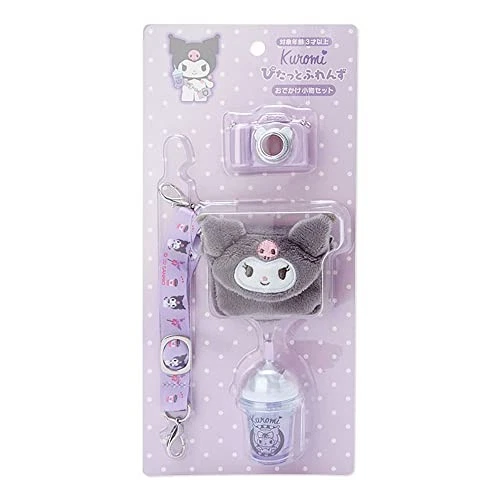 SANRIO KUROMI PITATTO Friends Character Accessory Set 5.5 x 1.5 x 4cm ...