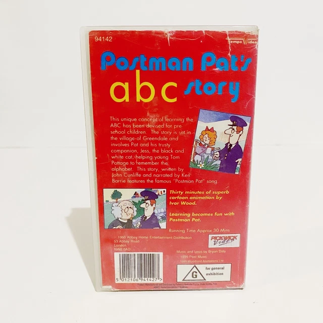 POSTMAN PAT'S ABC Story VHS Tape 1990 £6.23 - PicClick UK