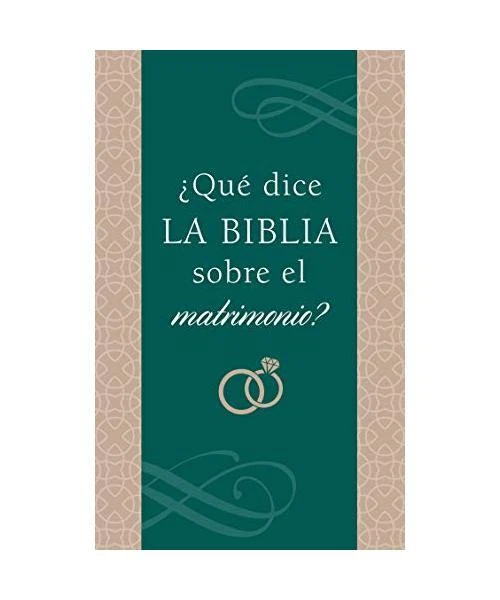 ¿QUÉ DICE LA Biblia Sobre El Matrimonio?, Compiled By Barbour Staff EUR ...