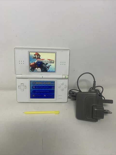 NINTENDO DS LITE Bundle Handheld Console W/Game Plug + Stylus FAST ...