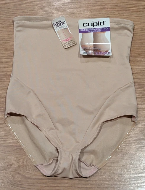 NWT CUPID EXTRA Firm Control Hi-Waist Brief Beige 175 Back Magic - 2XL ...
