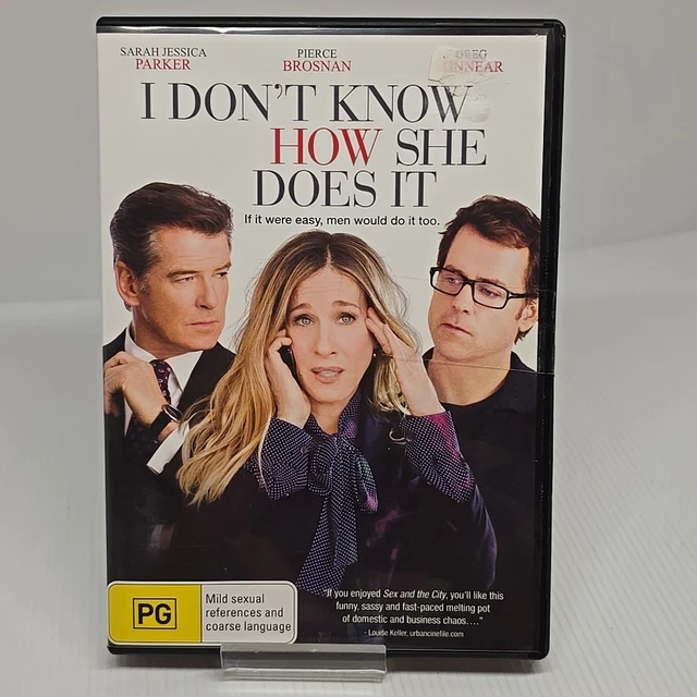 I DON'T KNOW How She Does It (DVD, 2011) Greg Kinnear Olivia Munn Pierce Brosnan $7.25 - PicClick AU