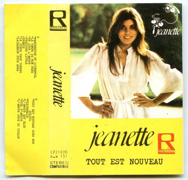 JEANETTE &TOUT EST Nouveau" Syria Mc Cassette K7 Tape - Syrie 1978 / Cd ...
