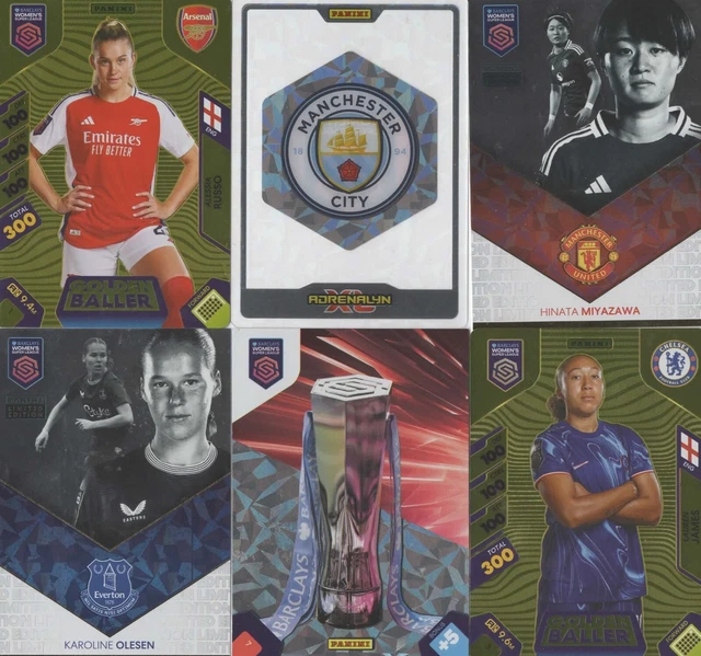 PANINI WSL WOMEN'S Super League 2025 Adrenalyn Golden Baller Limited ...