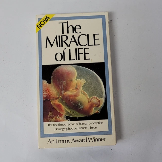 NOVA THE MIRACLE of Life VHS Filmed Record of Human Conception Lennart ...