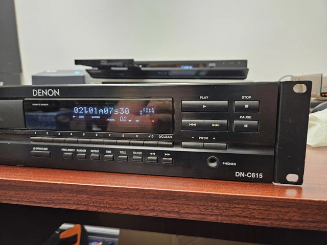 DENON DN-C615 PROFESSIONAL CD Player With Rack Mounts | Tested And ...
