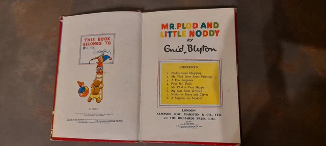 MR. PLOD AND LITTLE NODDY - Enid Blyton (1961) EUR 2,34 - PicClick FR