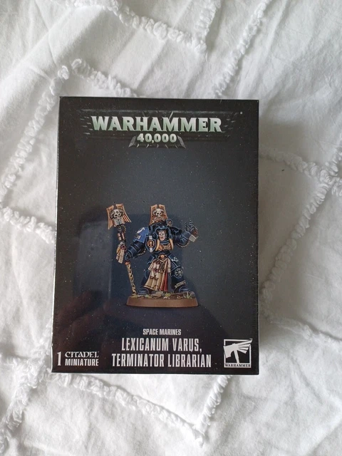 WARHAMMER 40K SPACE Marines Lexicanum Varus Terminator Librarian - New ...