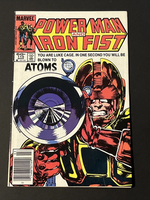 POWER MAN AND Iron Fist #115 FN-Kiosk 1985 Marvel Comics John Byrne Art ...