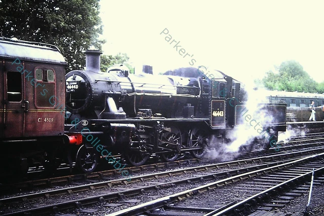 RAILWAY SLIDE TRAIN Slide 35mm Steam Locomotive No 46443 (s35 3a) £3.00 ...