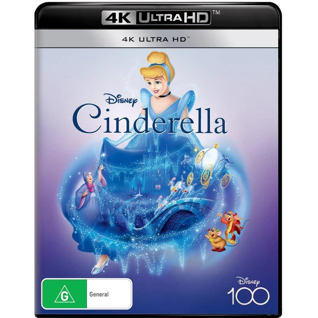 Cinderella 4k Ultra Hd 1950 Classic Animated Version Region Free