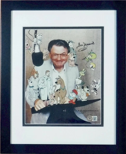 🌐 BECKETT BAS Hanna Barbera Scooby Boo-Boo hand Signed Voice Don ...