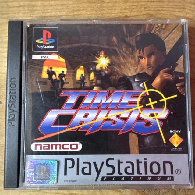 TIME CRISIS PLATINUM Sony PlayStation 1 PS1 1995 Platinum Édition ...