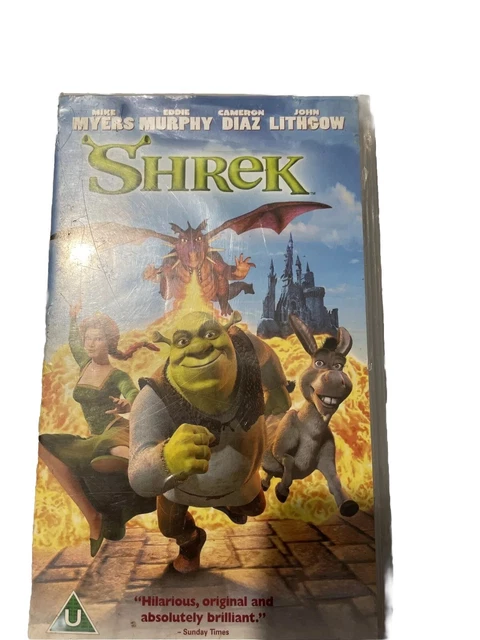 SHREK (VHS, 2001). Any Outer Case Damage Shown In Pictures. Vintage £3. ...