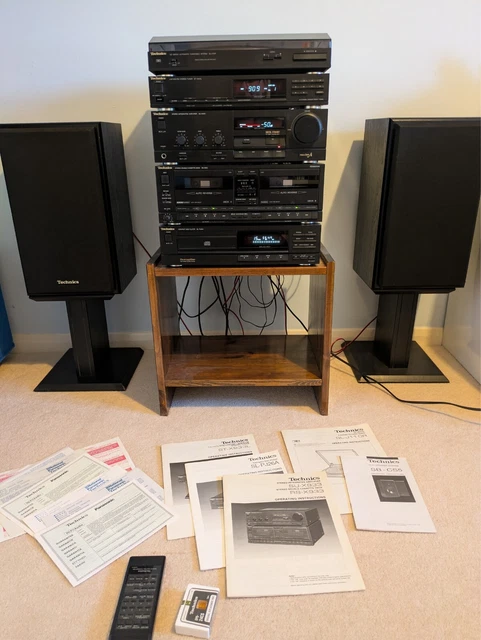 TECHNICS SU-X933 STACK System Hifi with Speakers, Stands, and Remote. £ ...