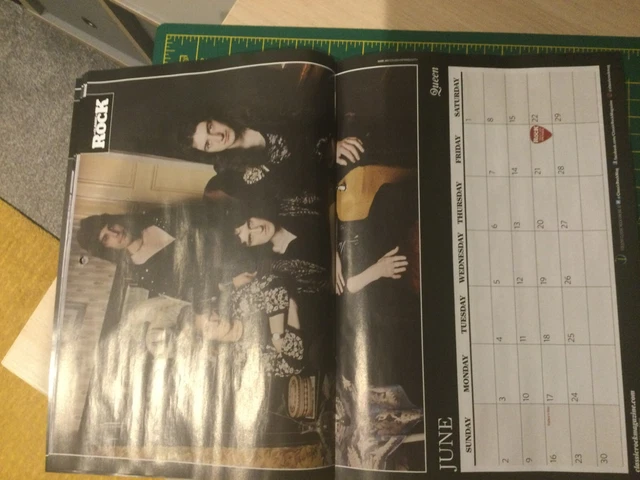 CLASSIC ROCK MAGAZINE 2024 Calendar Icons Off Stage Hendrix Queen ...
