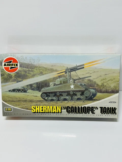 AIRFIX A02334 1/76 Maßstab Sherman Calliope Tank Modellbausatz ...