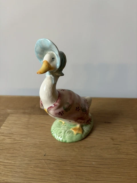 ROYAL ALBERT JEMIMA Puddle Duck ceramic figure 1989 - Beatrix Potter uk ...