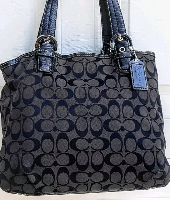 COACH SIGNATURE SOHO Shoulder Bag CC Logo Material Leather Details ...