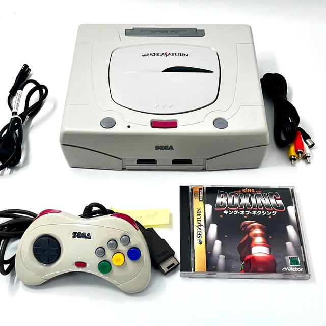 SEGASATURN HST-3220 HOME Console Game White sega saturn SS retro game ...