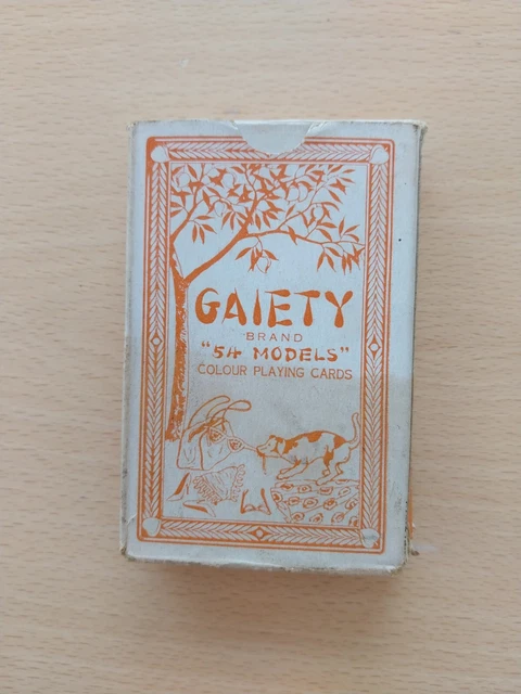 VINTAGE GAIETY BRAND 54models Nude Risque Pose Playing Cards £9.38 ...