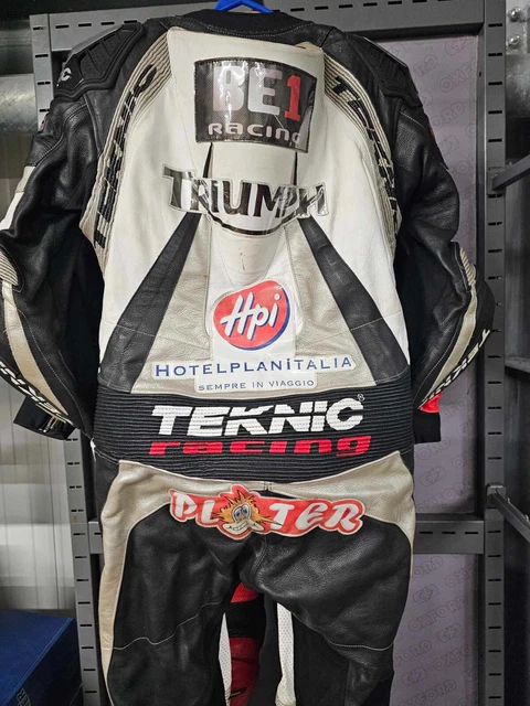 CIMELI STEVE PLATER 2008 BE1 Triumph WSS Teknic Race pelli indossate ...