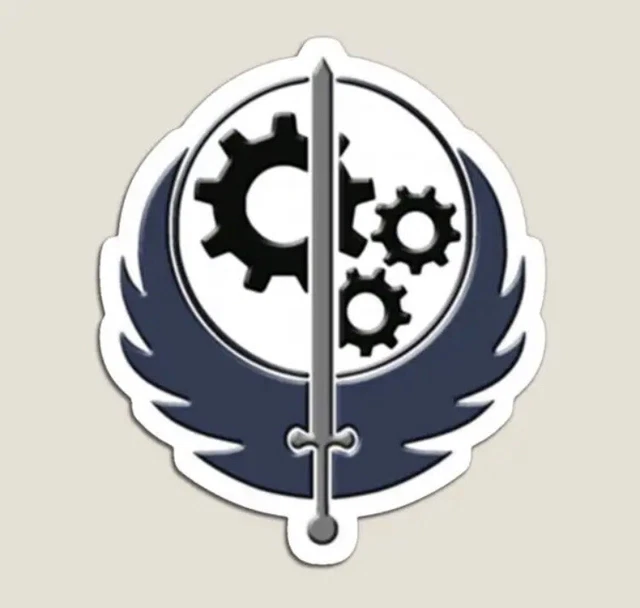 FALLOUT HOOD OF Steel Magnet Gamer Brotherhood Die Cast Fridge Car Tool ...