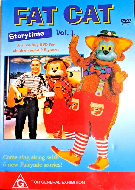 FAT CAT (DVD, 1995) Storytime - Vol 1 - Kids TV Vintage Show 90's Rare ...