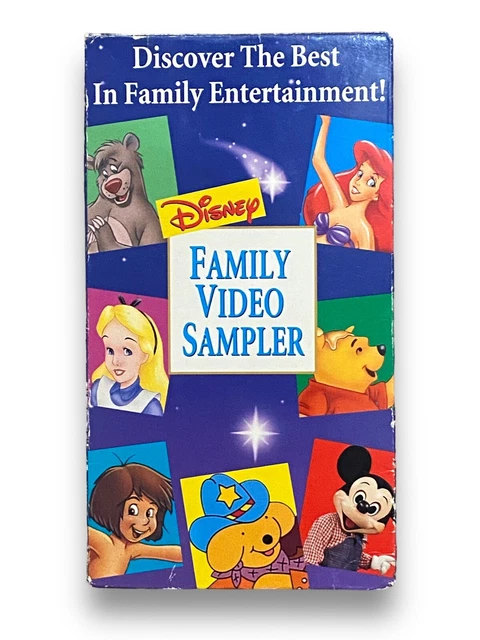 DISNEY FAMILY VIDEO Sampler VHS - 1994 - Winnie The Pooh, Little ...