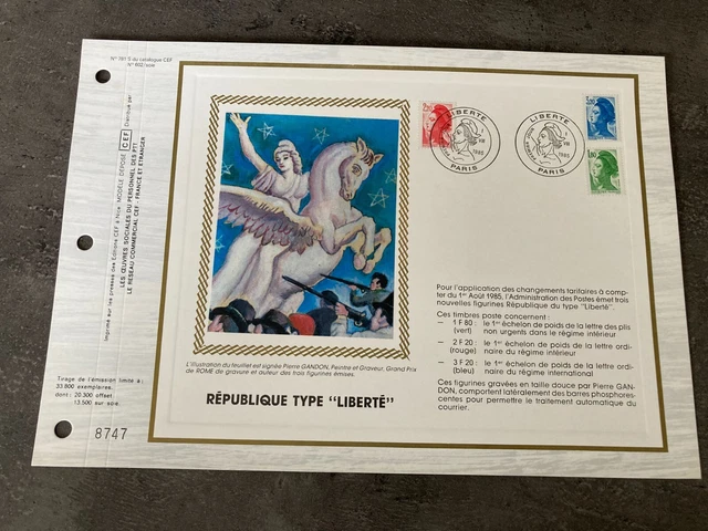 TIMBRE PLANCHE PREMIER Jour N°781 Republique Type Liberte I76 EUR 2,50 - PicClick FR