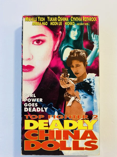TOP FIGHTER 2 - Deadly China Dolls (VHS, 1999) Martial Arts Chopsocky ...