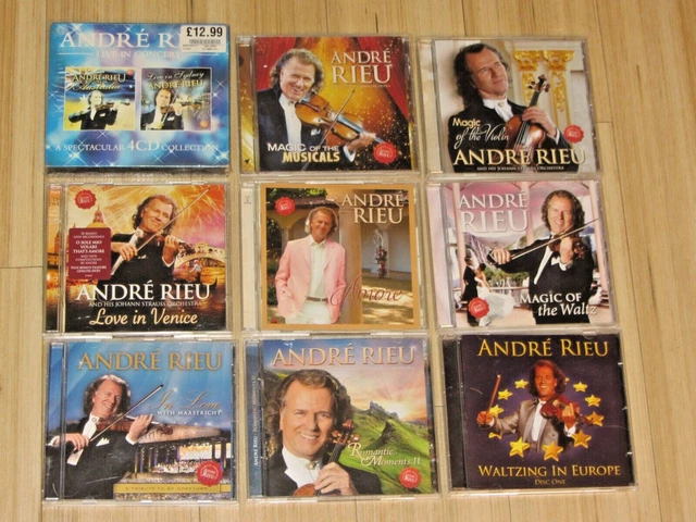 ANDRE RIEU 9 CD Album Collection Lot ft Live In Concert, Magic Of ...