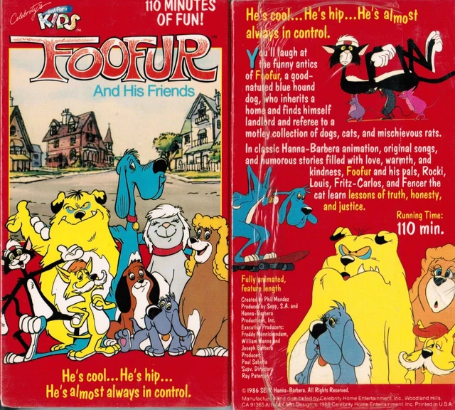 FOOFUR AND HIS Friends VHS Video Tape New 110 Minutes of Fun Just For ...