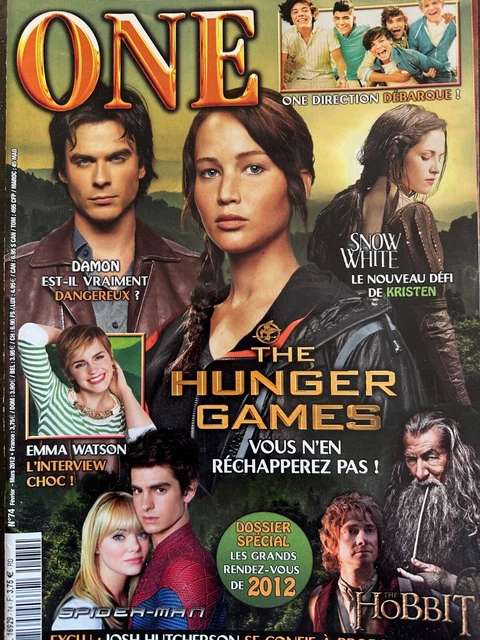 MAGAZINE ONE N°74, Kristen Stewart, Emma Watson, Hunger Games, One ...