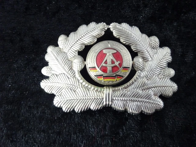 77) GDR HAT badge cockade soldier NVA People's Police MdI 2 pieces £10. ...