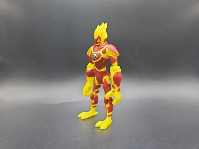 RARE BEN 10 OMNIVERSE HEATBLAST Action Figure 4" Bandai 2012 Cartoon ...