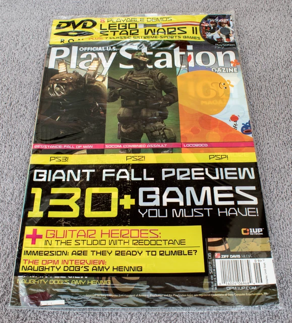 SEALED OFFICIAL U.S. Playstation Magazine Issue #108 September 2006 ...