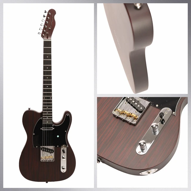 LIMITED EDITION TL Electric Guitar Bone Nut Rosewood Venner Brown Brass ...