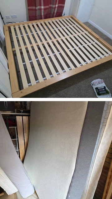 (CAN DELIVER) KANO Super King Bed And Casper Memory Foam Mattress £187. ...