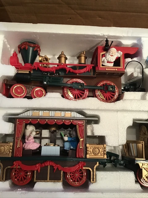 1995 TOY STATE Holiday Christmas Magic Express Train Set Qvc Complete ...