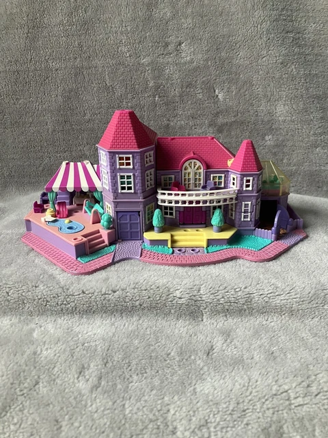 VINTAGE 1994 BLUEBIRD Polly Pocket Light-Up Magical Mansion House Toy ...